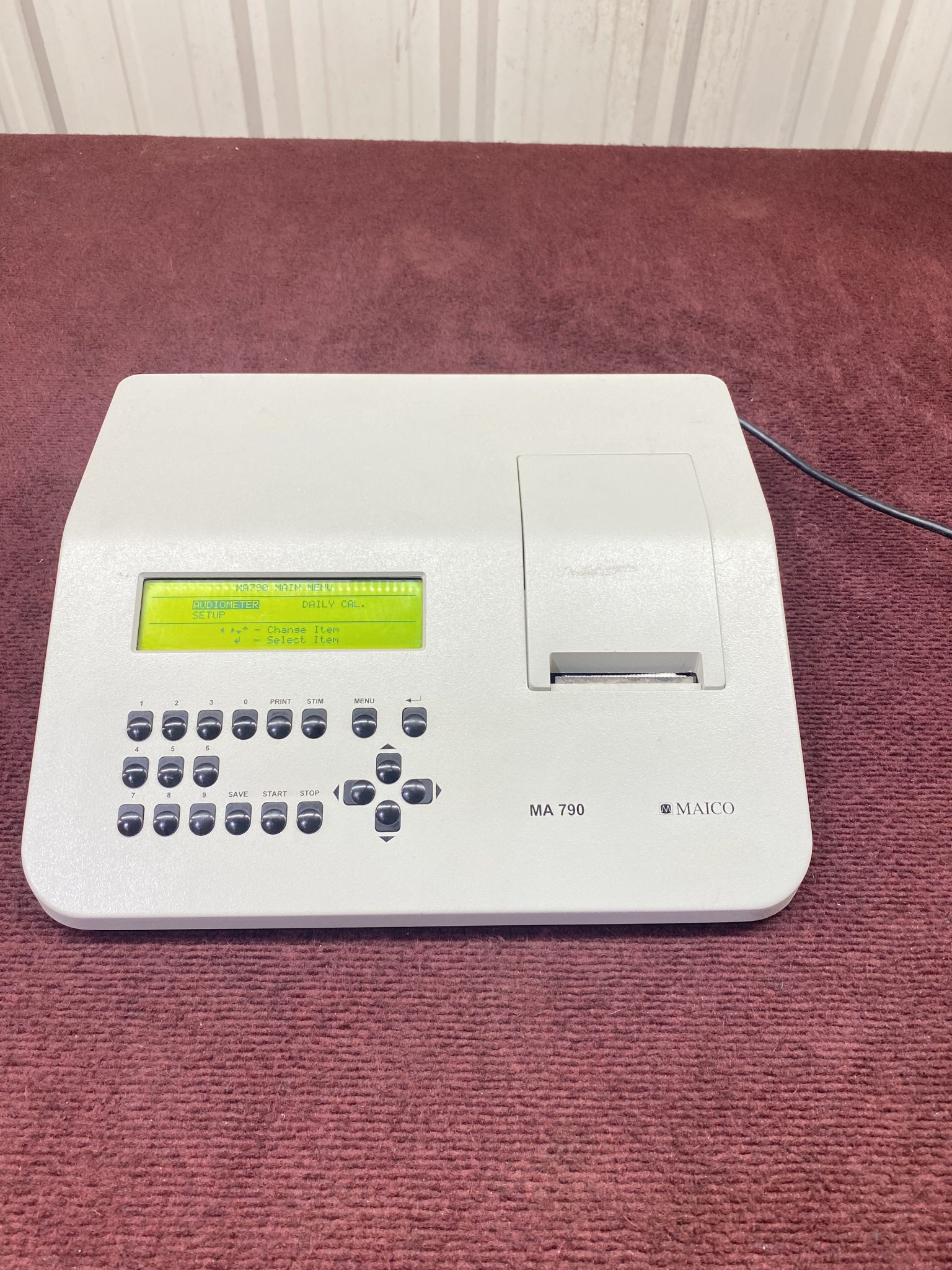 MAICO MA 790 Portable Audiometer, Medical Equipment (B4-2) - Medsold