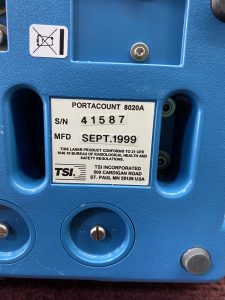 TSI PortaCount Porta Count Plus 8020A WITH accessories (A2-1) - Medsold