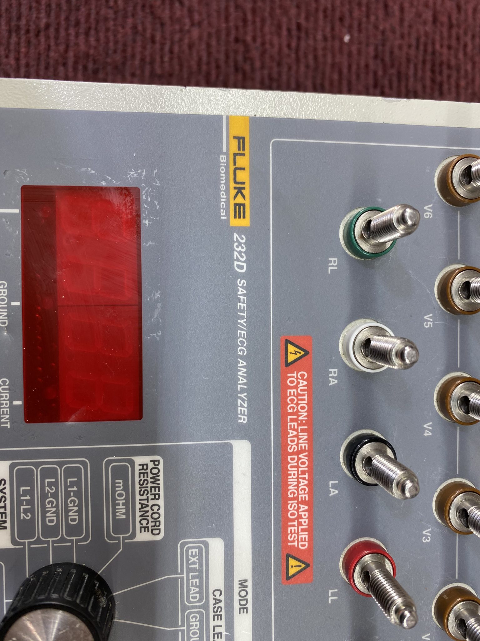 FLUKE 232D Safety / ECG Analyzer FLUKE Biomedical (A5-2) - Medsold