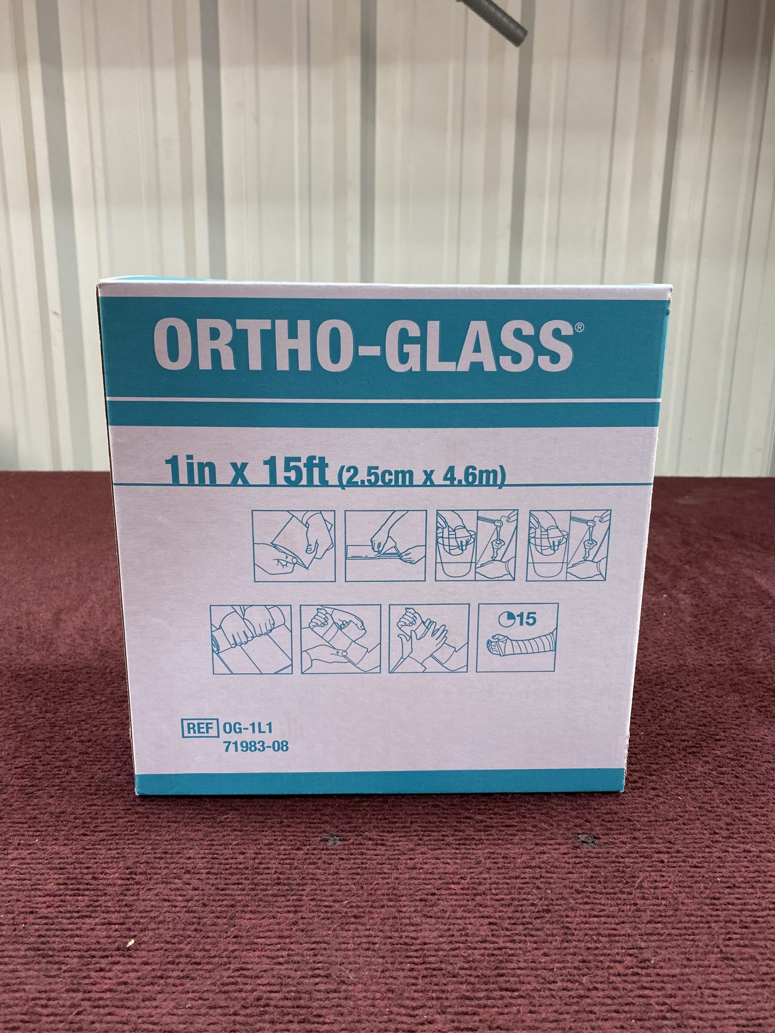 BSN medical Ortho-Glass # OG-1L1 (1in x 15ft) "2.5cm x 4.6m" (A5-2 ...