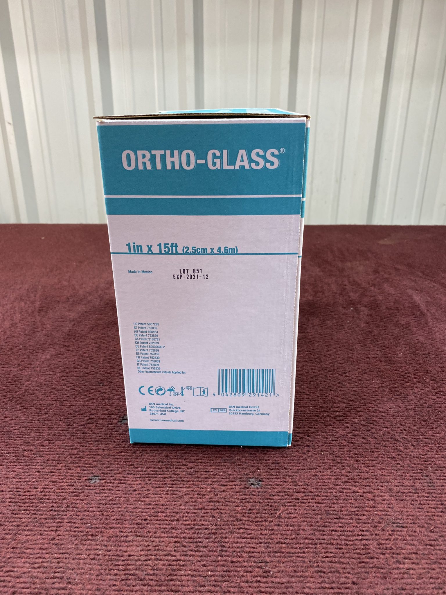 BSN medical Ortho-Glass # OG-1L1 (1in x 15ft) "2.5cm x 4.6m" (A5-2 ...