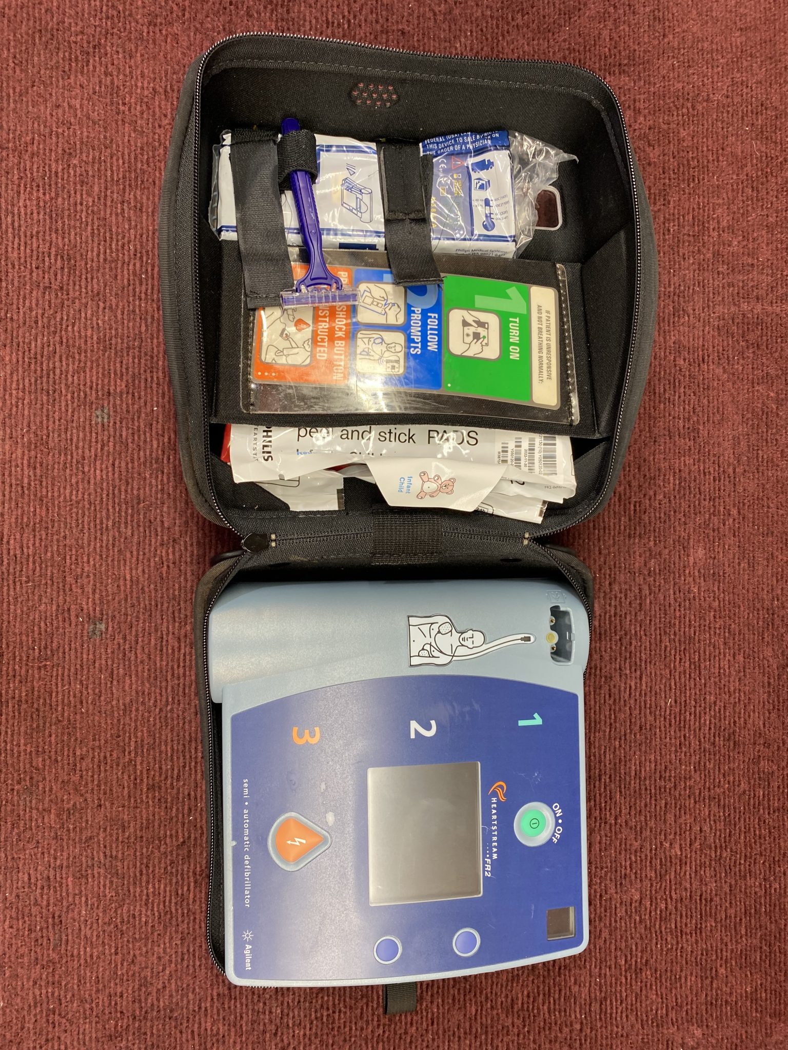 Agilent Heartstream FR2 Semi Automatic Patient Monitor M3861A (A5-2 ...