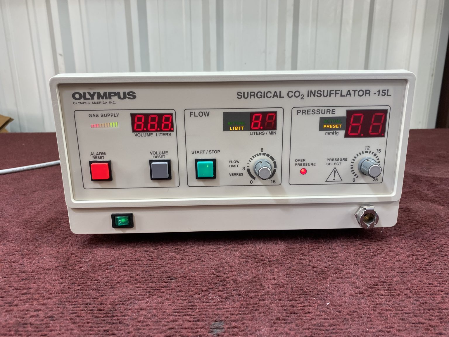 Olympus Surgical CO2 Insufflator-15L 53-38301-1 (A1-4) - Medsold