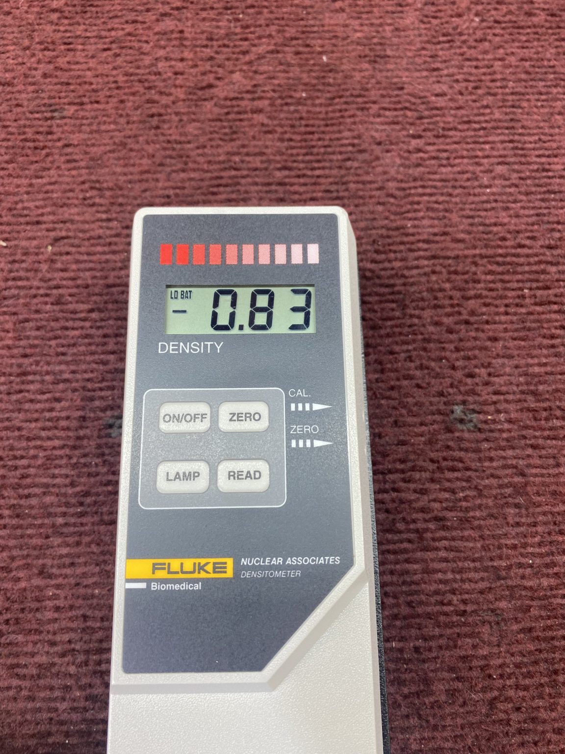 Fluke Biomedical Nuclear Associates 07-443 Densitometer W/ Case (B2-2 ...