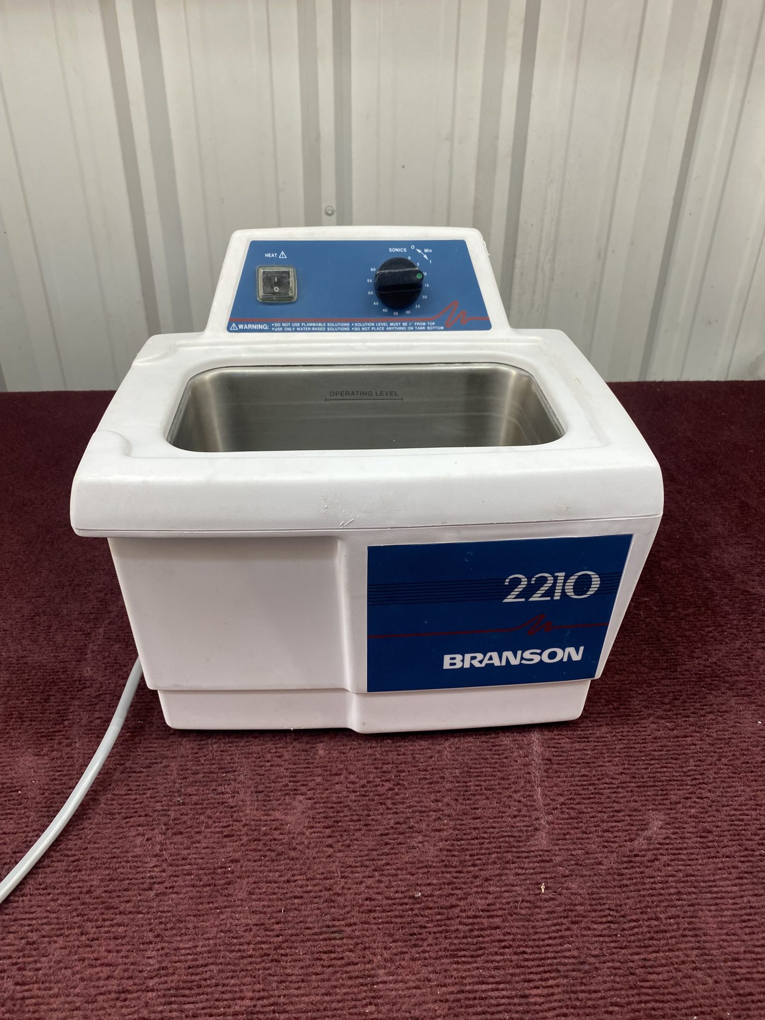 Bransonic Ultrasonic Cleaner With Heater - 2210R-MTH (A3-4) - Medsold