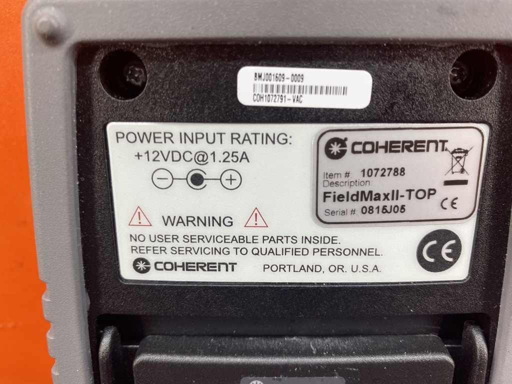 Coherent FieldMaxII-Top Laser Power Meter W/ Powermax PM150-50 - Medsold