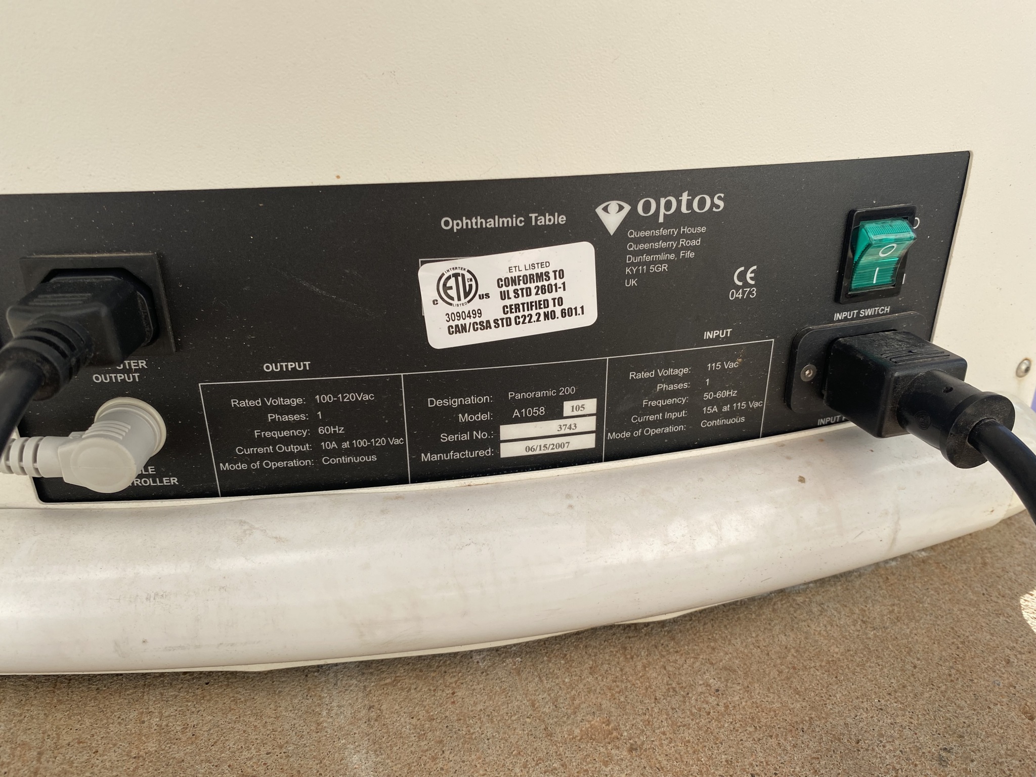 Optos 200DX Retinal Imaging Fundus Camera Medical Optometry Unit ...