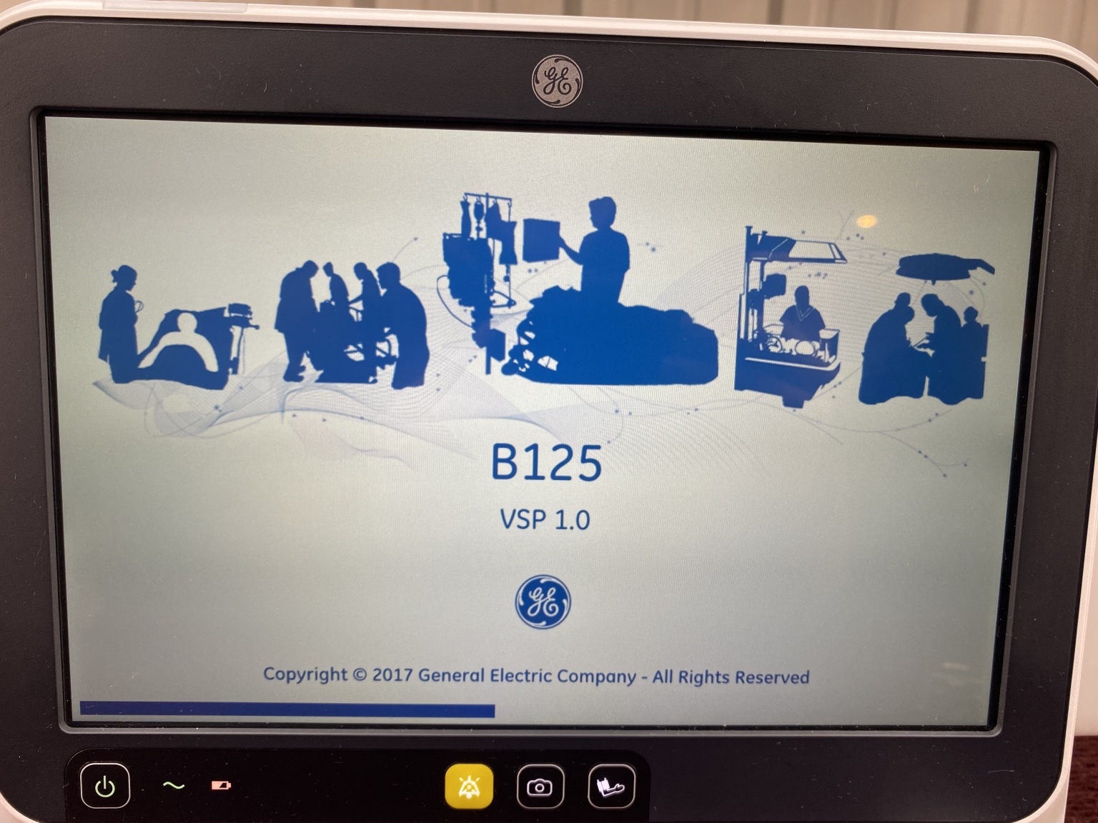 GE B125 Patient Monitor W/ GE Printer P/N 2097478-002 - Medsold