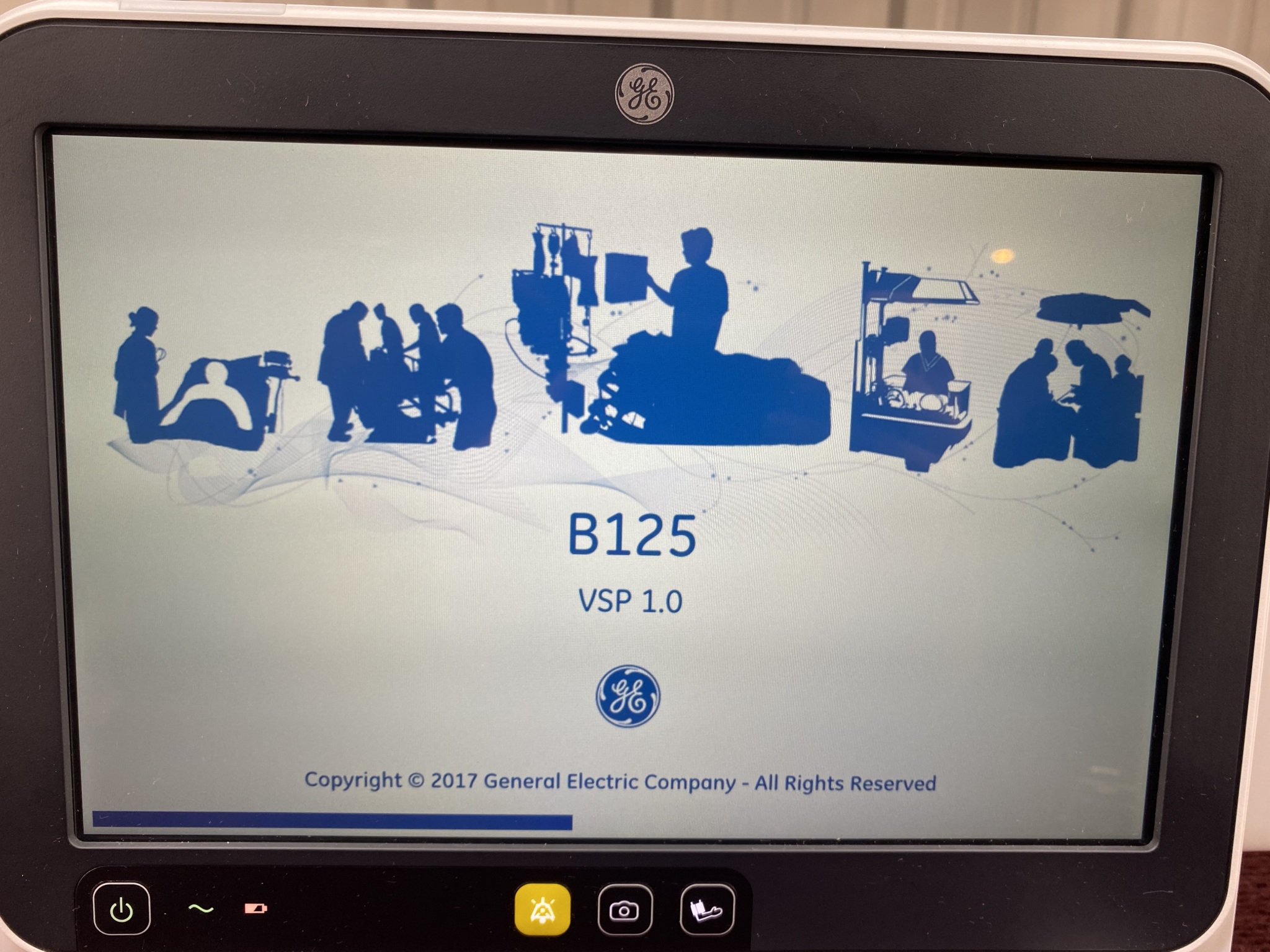 GE B125 Patient Monitor W/ GE Printer P/N 2097478-002 - Medsold