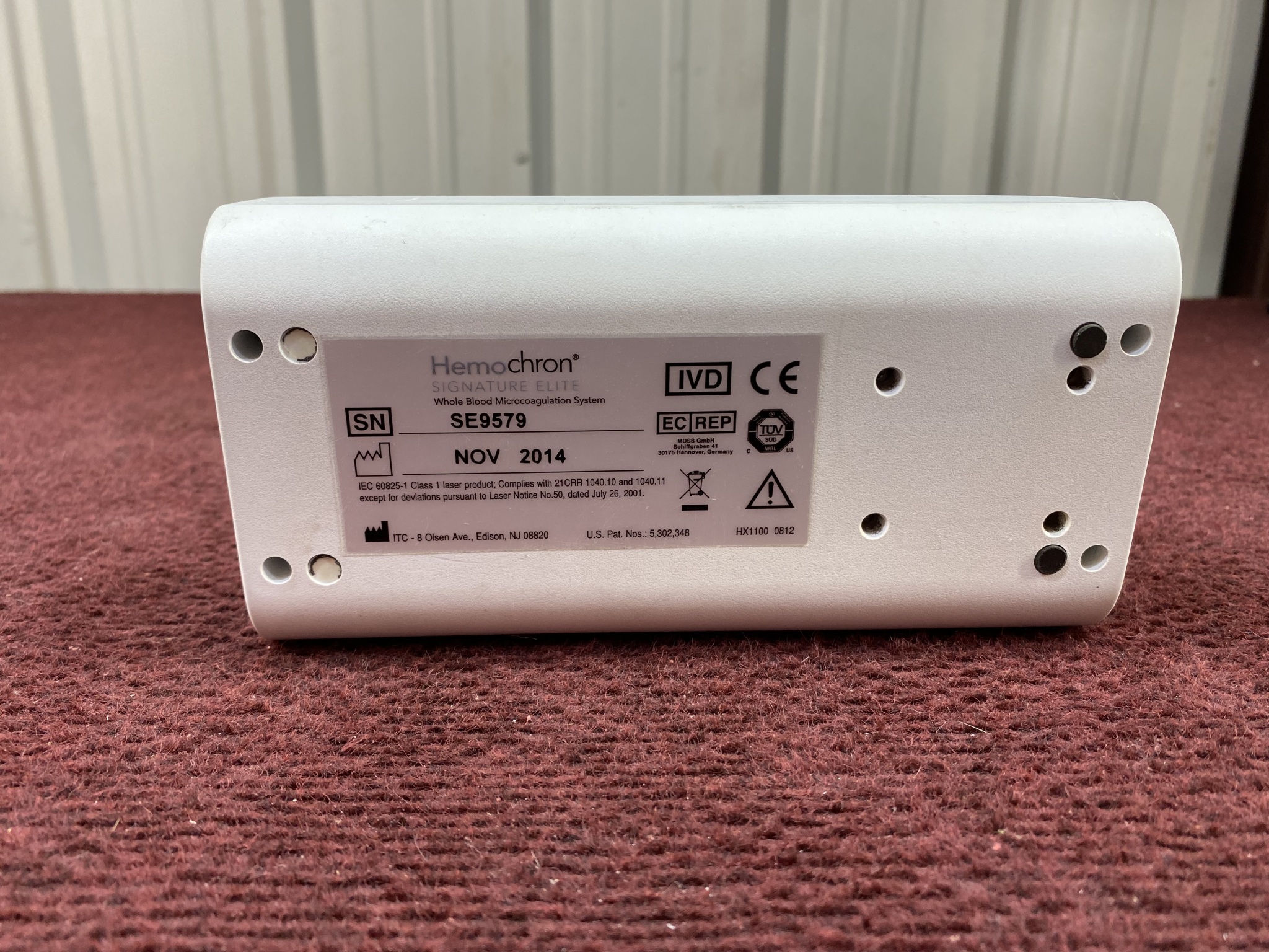 ITC Hemochron Signature Elite Whole Blood Microcoagulation system Rapid ...