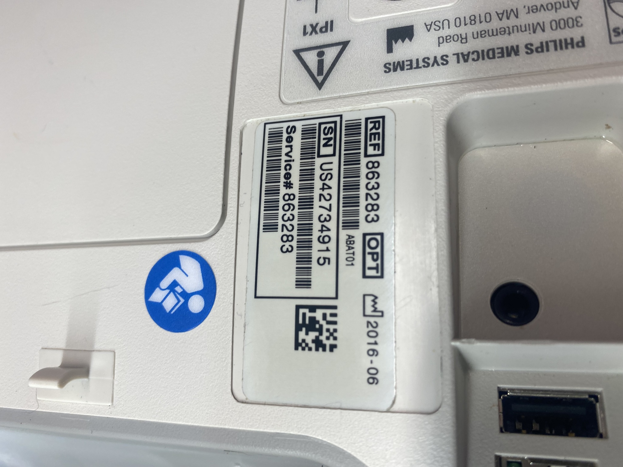 Philips SureSigns VS4 Vital Signs Monitor with Patient Cables - Medsold