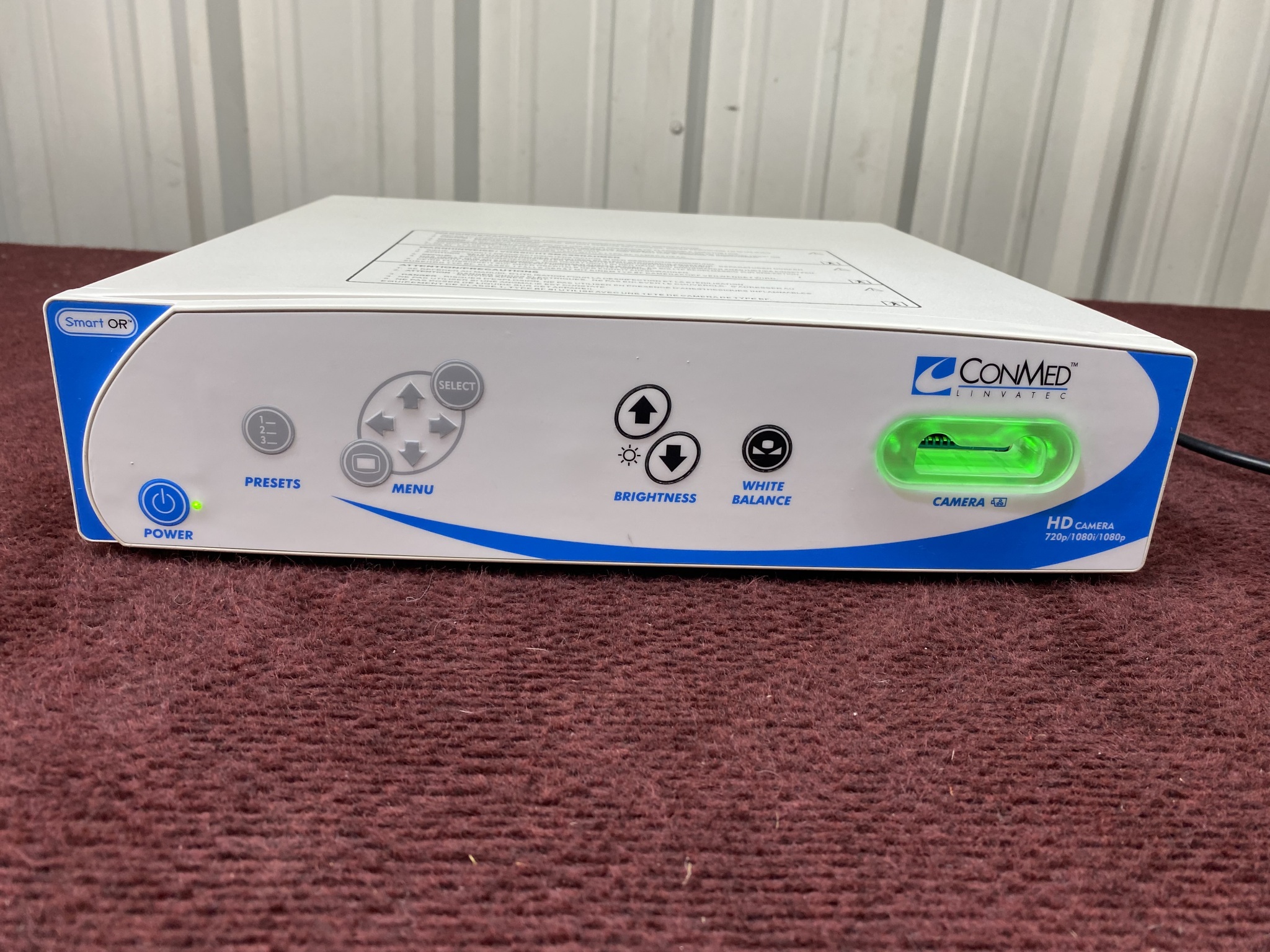 ConMed IM4000 endoscopy camera with IM4120 autoclavable camera head ...