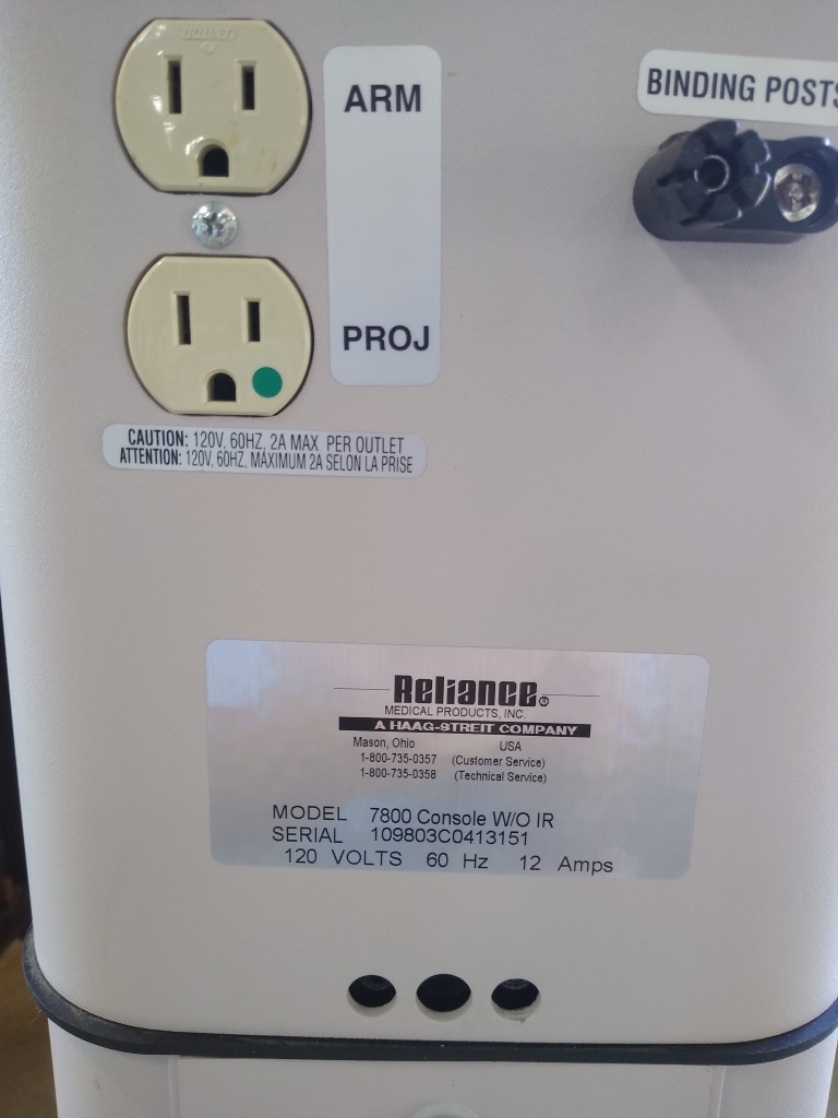 Reliance 7800 Slit Lamp Stand - Medsold