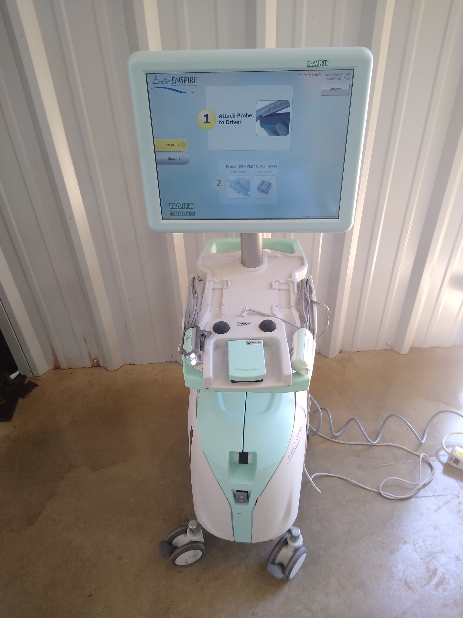 Bard Encor Enspire Breast Biopsy System w/Footpedal & Handpieces - Medsold