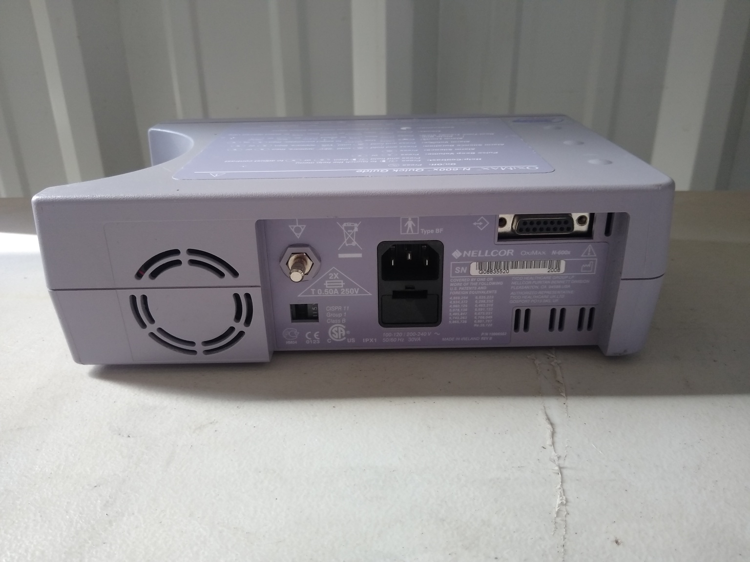 Nellcor Oximax N600x pulse oximeter - Medsold