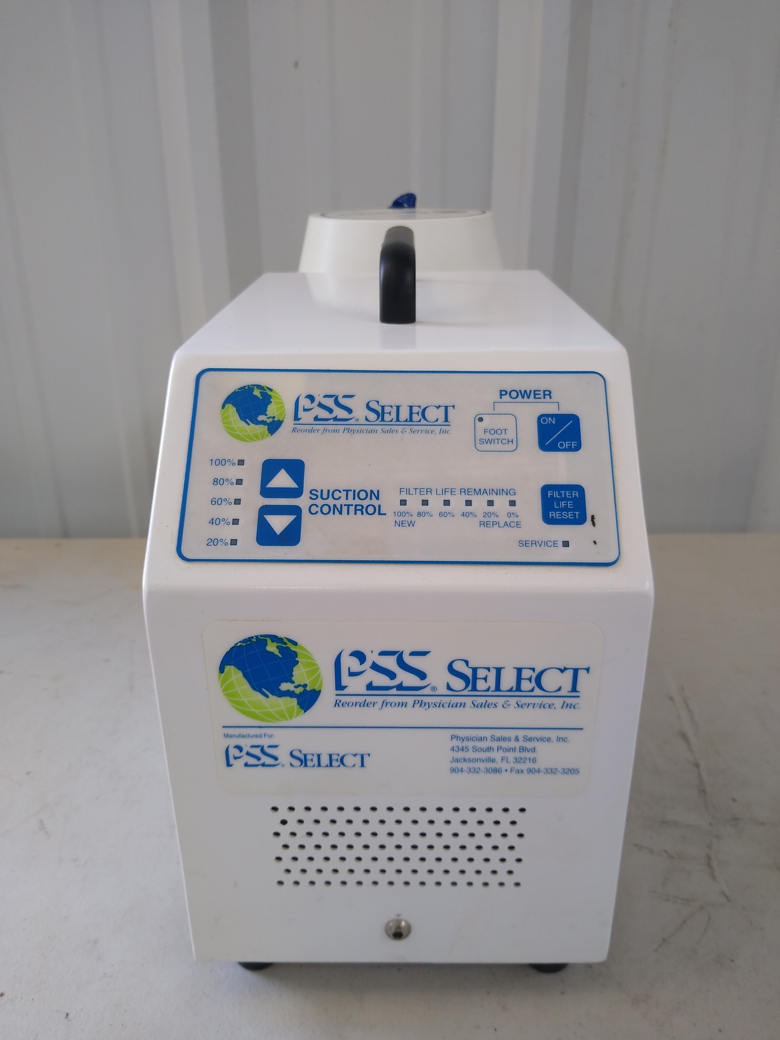 PSS Select Suction control pump w/571 Filter - Medsold