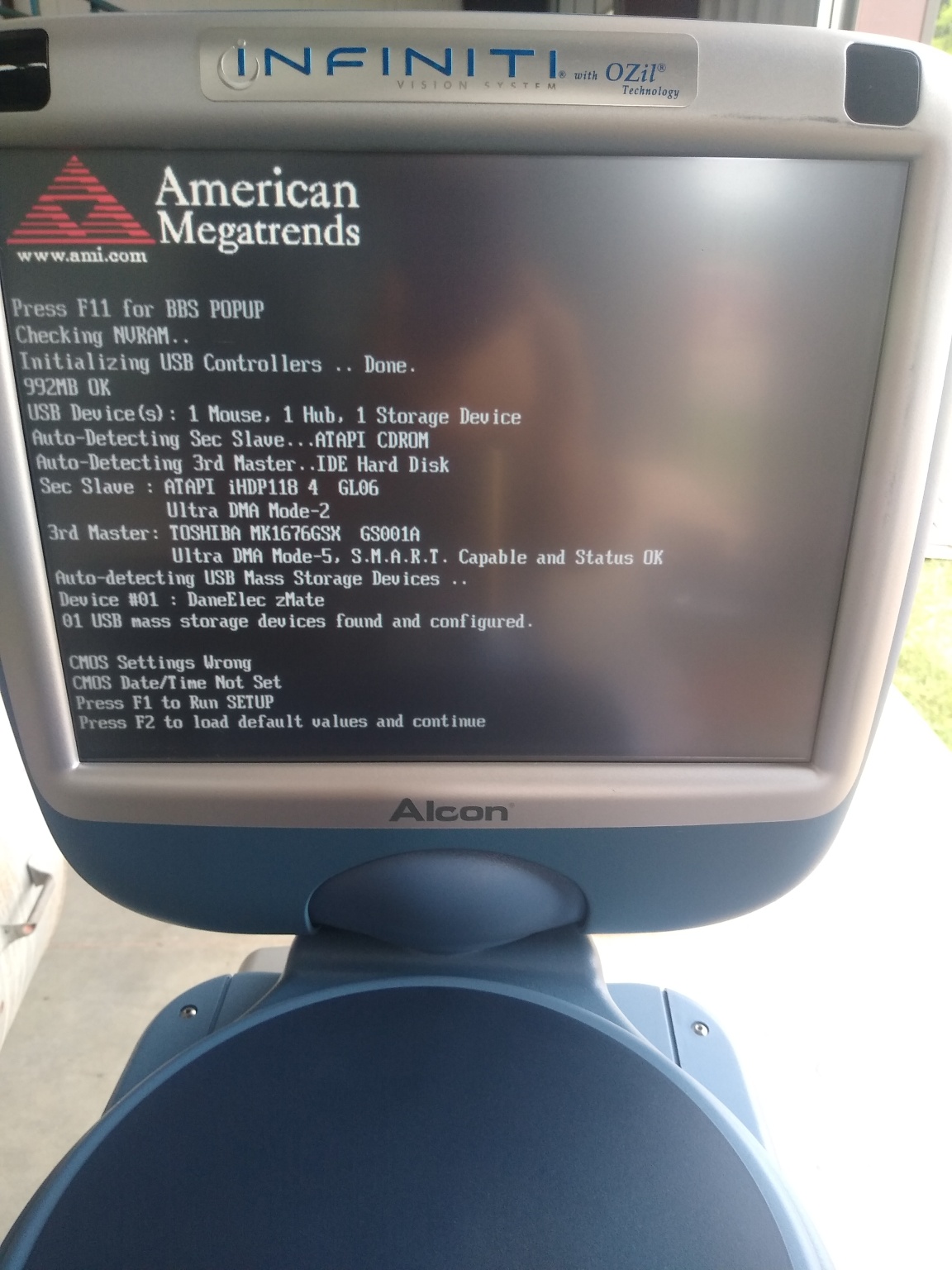 ALCON INFINITI PHACO Vision System W/FOOT SWITCH & REMOTE - Medsold