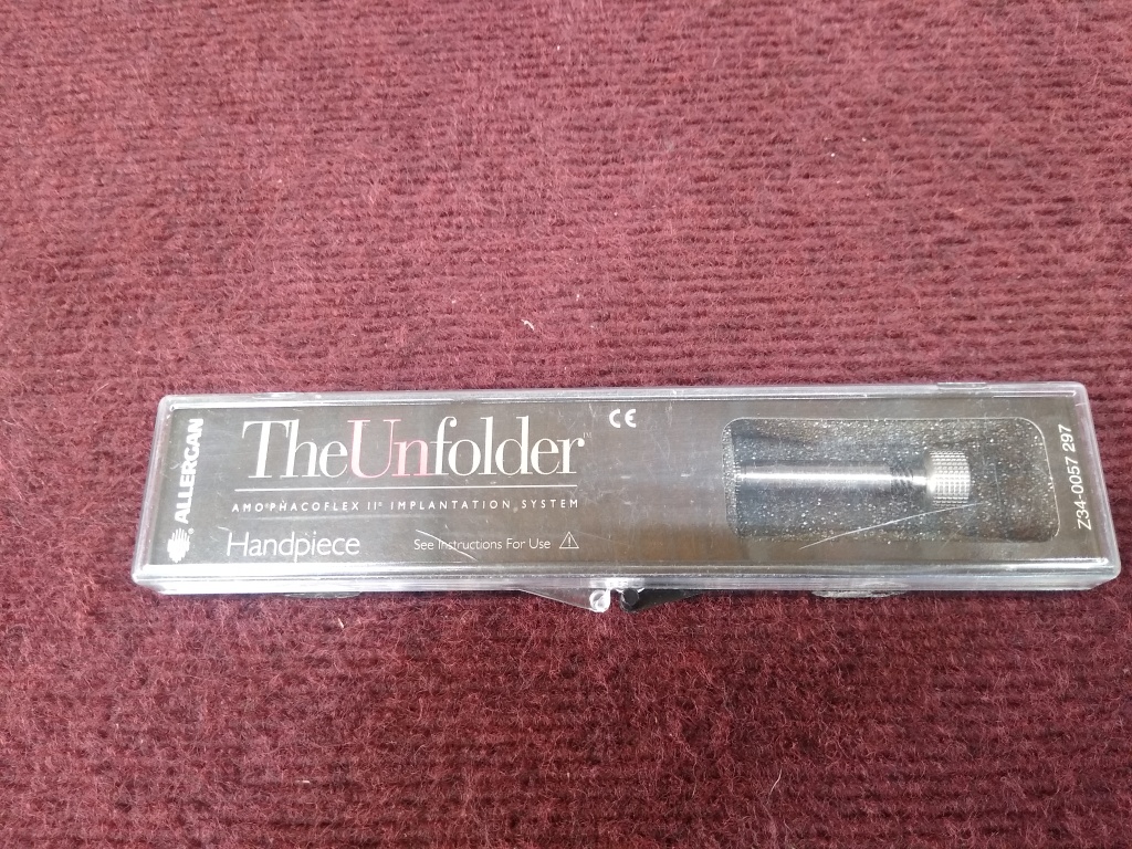 Allergan Silver "The Unfolder" IOL Inserter PSHST Intraocular Lens ...