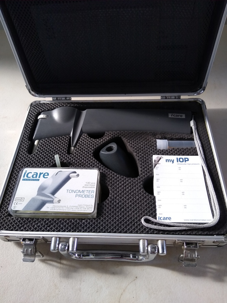 iCare TA01i Hand Held Tonometer IOP Measurement W/ Carrying Case - Medsold