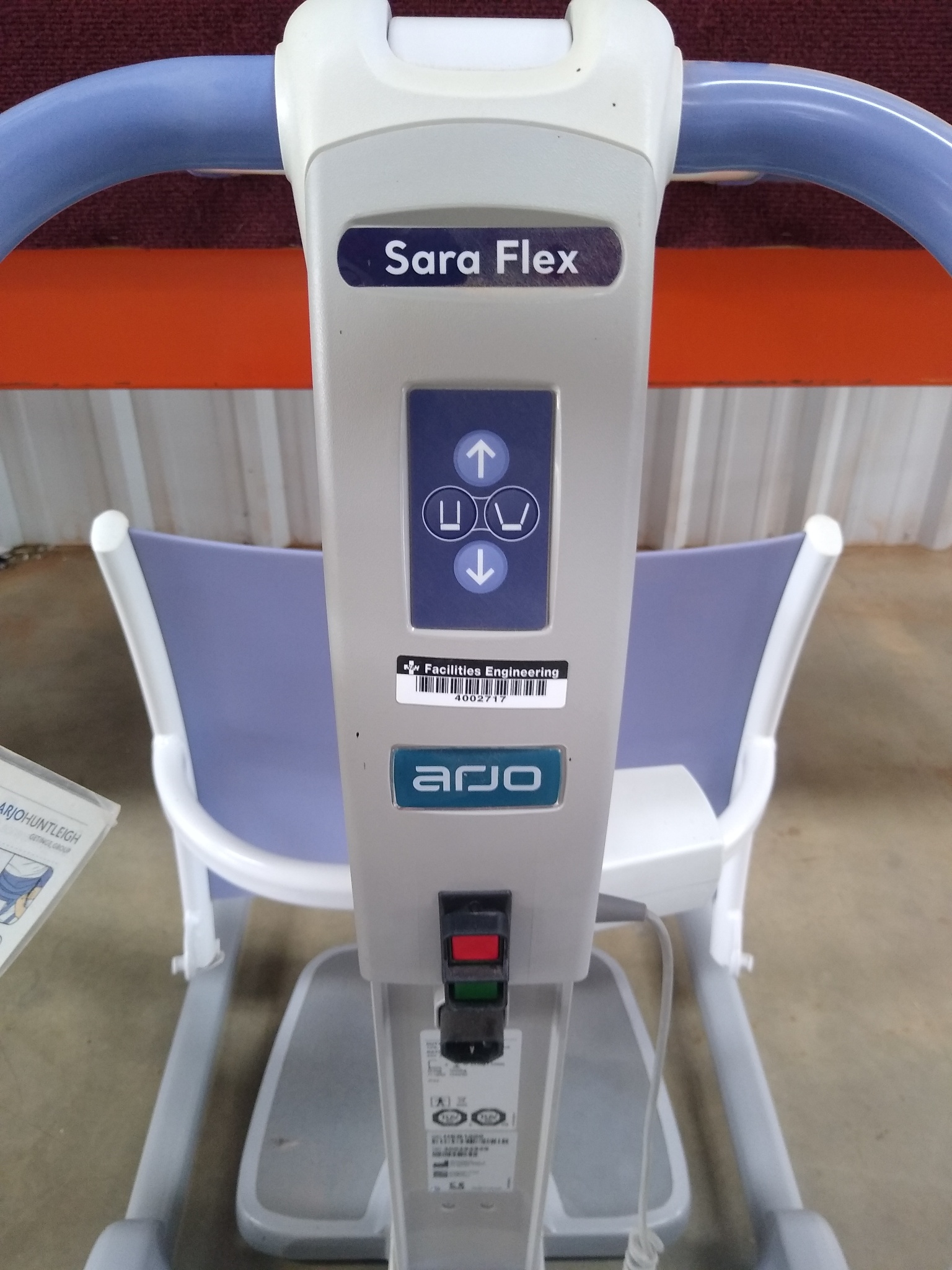 Arjo SARA flex HEB1000 SIT-TO-STAND TRANSFER LIFT ASSIST AID (parts ...