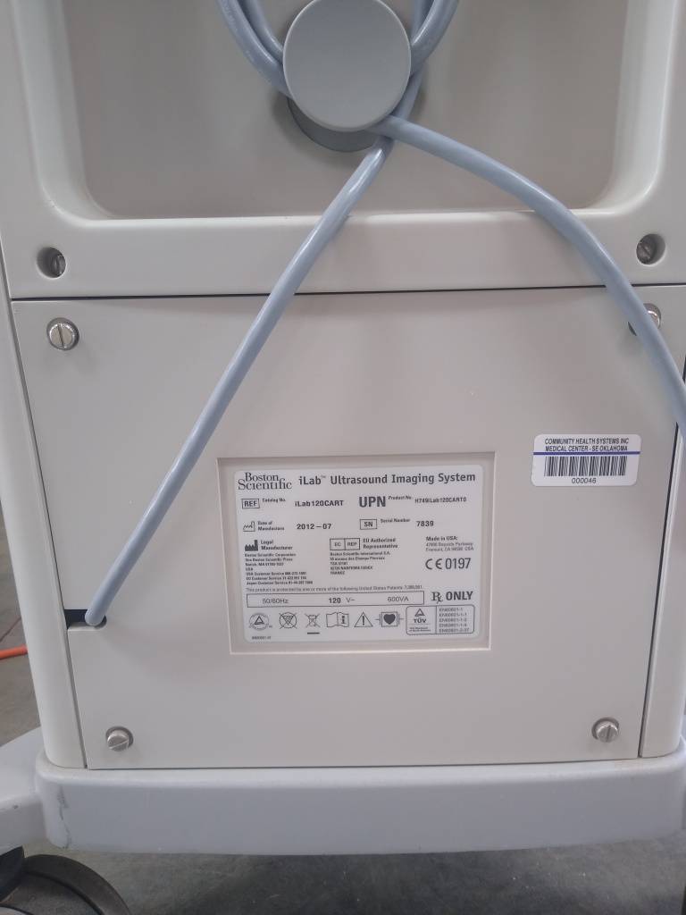 Boston Scientific iLab120 cart ultrasound system - Medsold