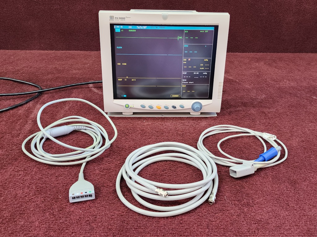 Mindray PM 9000 Express Monitor w/CO2, NIBP, SPO2, and ECG - Medsold