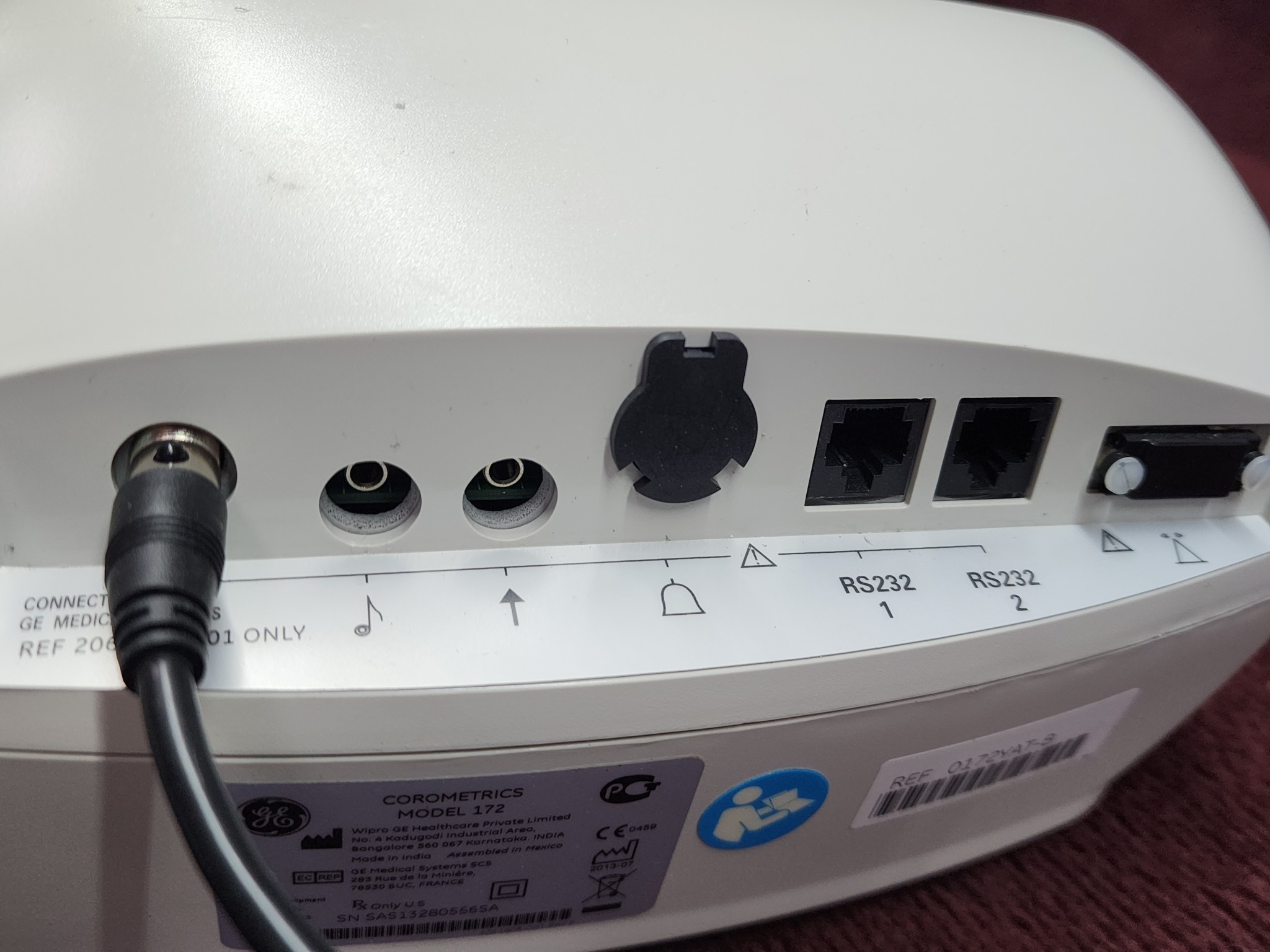 GE Corometrics 170 Series Model 172 Fetal Monitor (D6-2) - Medsold