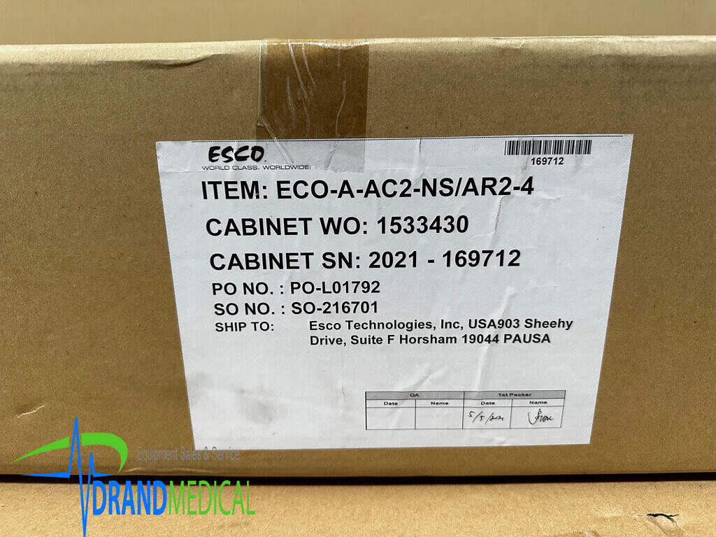 ESCO Airstream Class II Type A2 Biological Safety Cabinet S-series NFS AC2-4S9-NS - Medsold