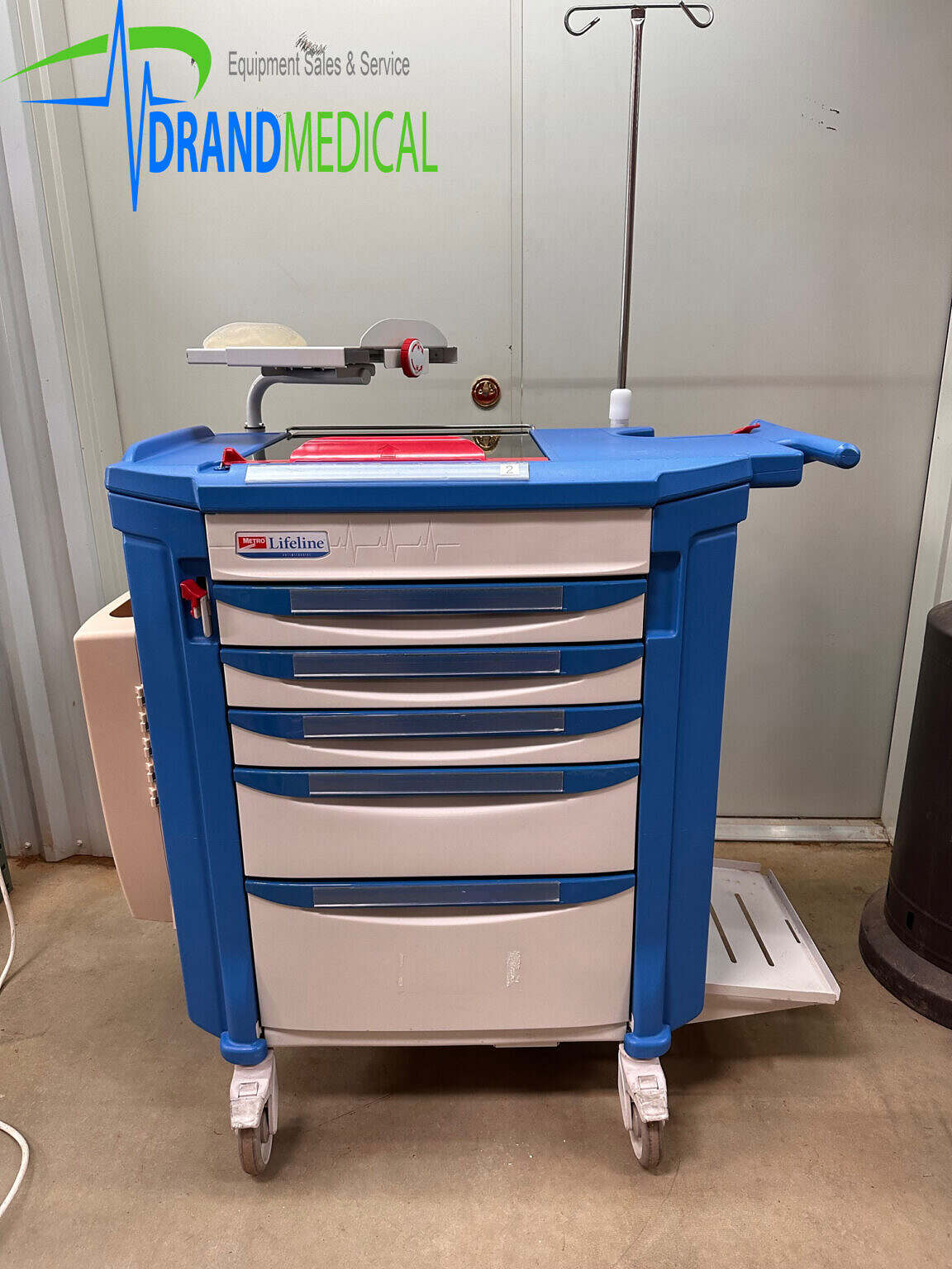 Metro Lifeline CO5-990A Medical Emergency Crash Cart - Medsold