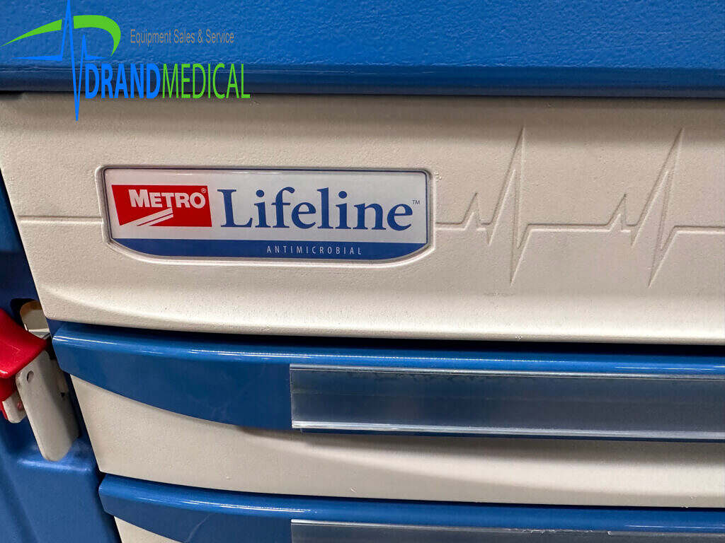 Metro Lifeline CO5-990A Medical Emergency Crash Cart - Medsold