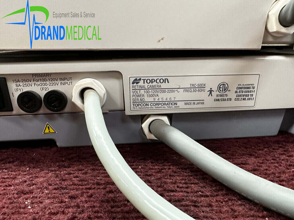 Topcon Retinal Camera TRC-50DX W/ Allied Oscar & Stingray Cameras (D3-2 ...