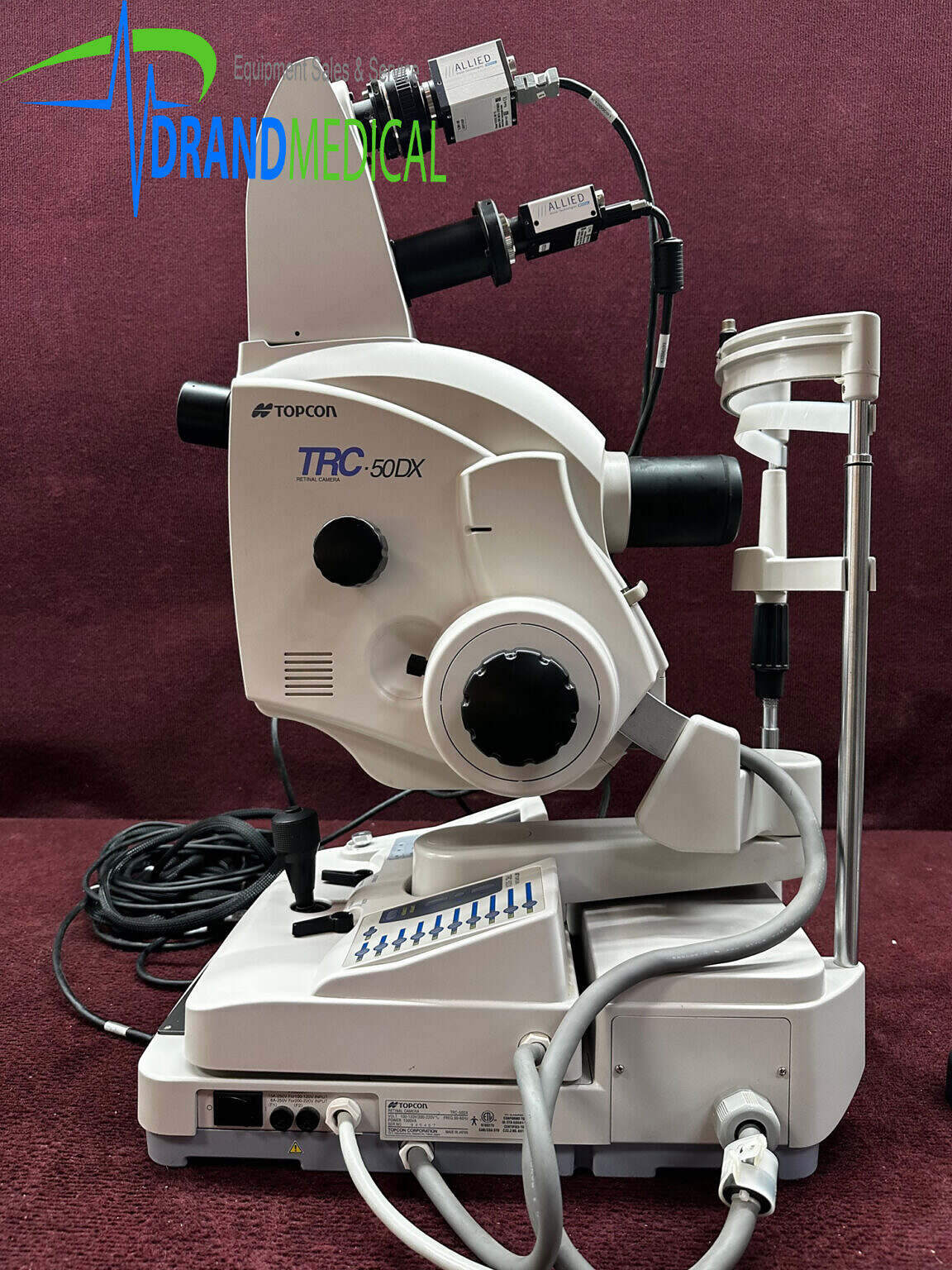 Topcon Retinal Camera TRC-50DX W/ Allied Oscar & Stingray Cameras (D3-2 ...