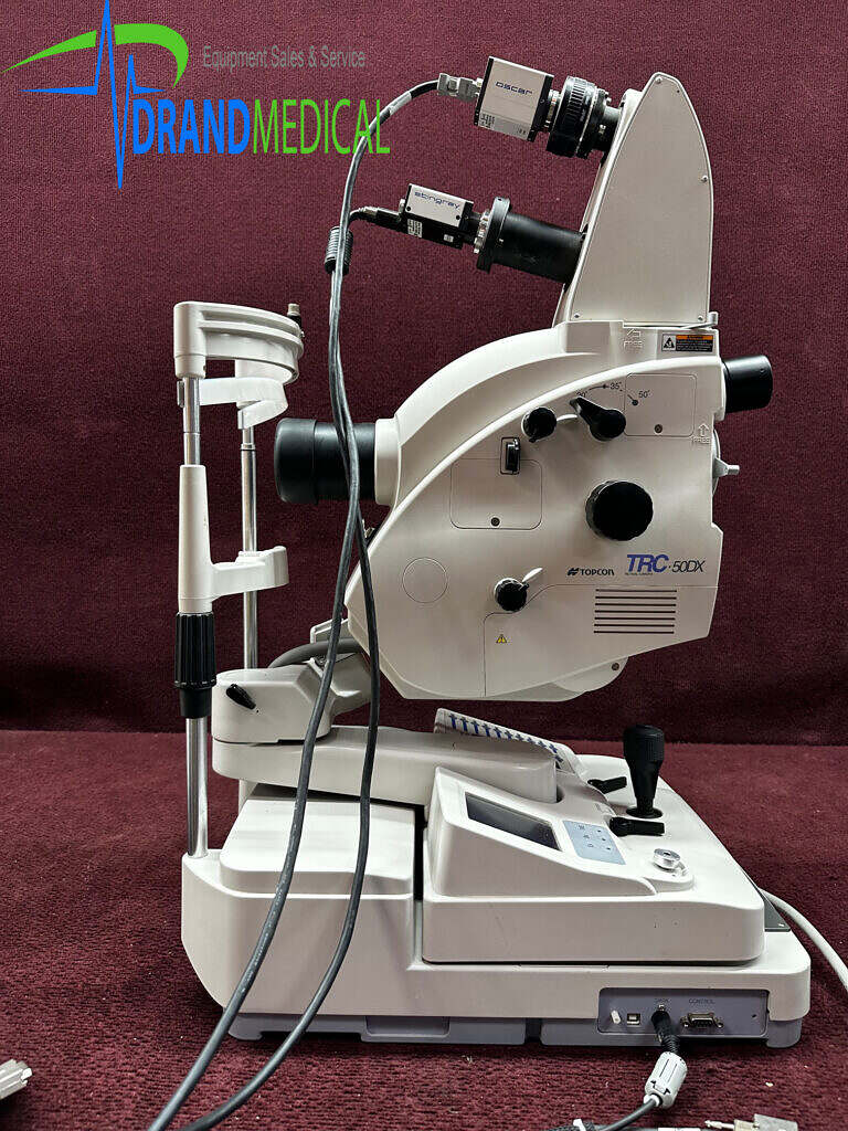 Topcon Retinal Camera TRC-50DX W/ Allied Oscar & Stingray Cameras (D3-2) - Medsold