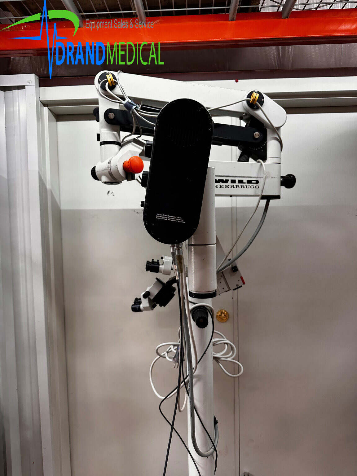 Leica Wild Heerbrugg M690 Microscope Dual Mount Binoculars W/ MEL53 ...