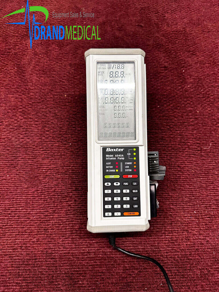 Baxter Healthcare Auto Syringe AS40A W/ Pole Clamp(B7-3) - Medsold