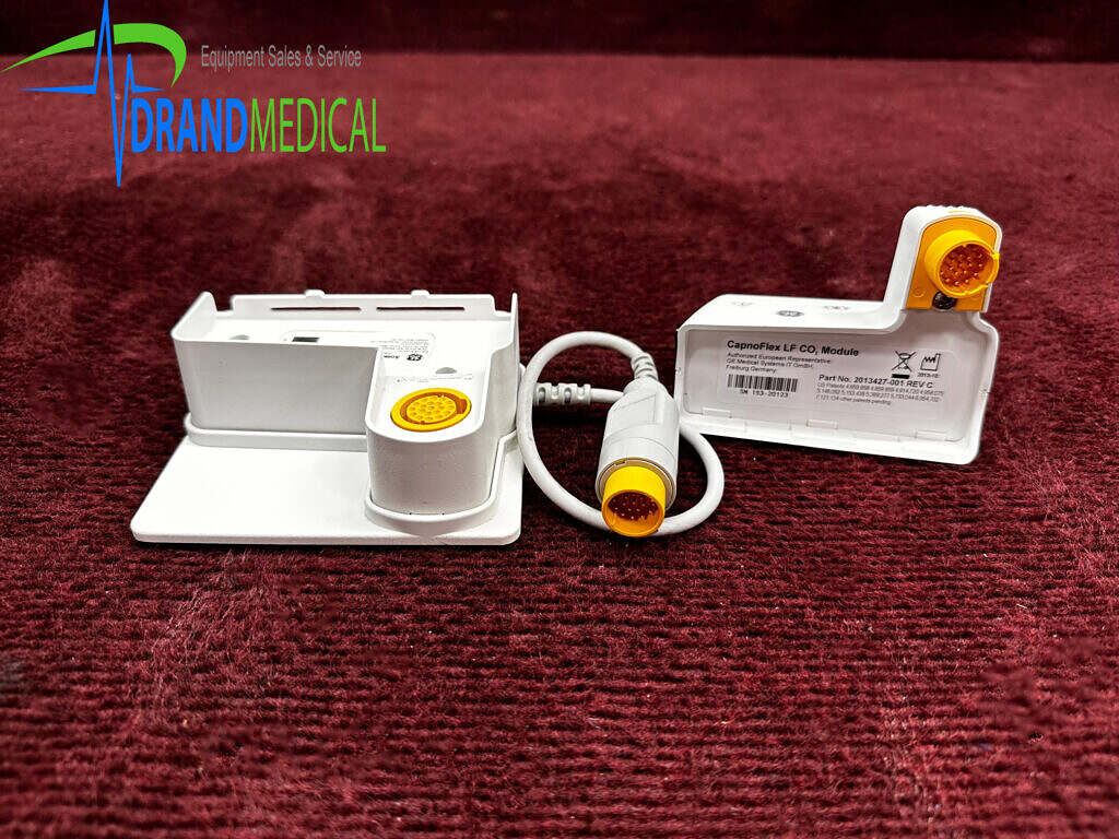 GE CapnoFlex LF CO2 Module 2013427-001 W/ CapnoFlex Adaptor 2027759-001 ...