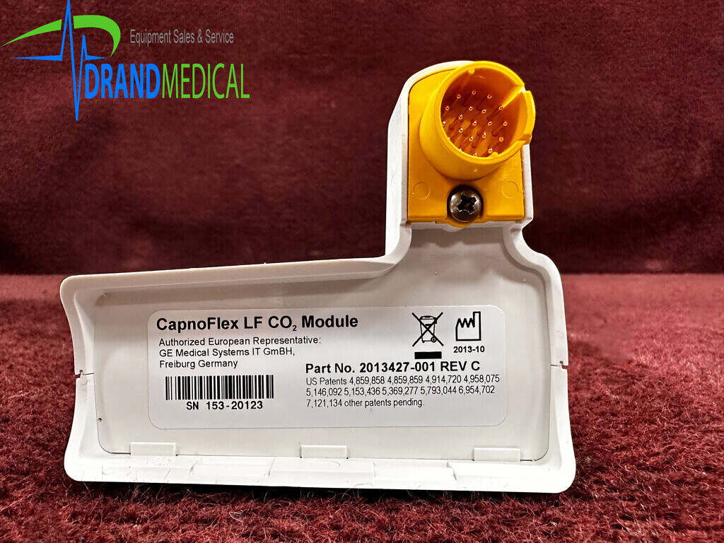 GE CapnoFlex LF CO2 Module 2013427-001 W/ CapnoFlex Adaptor 2027759-001 ...