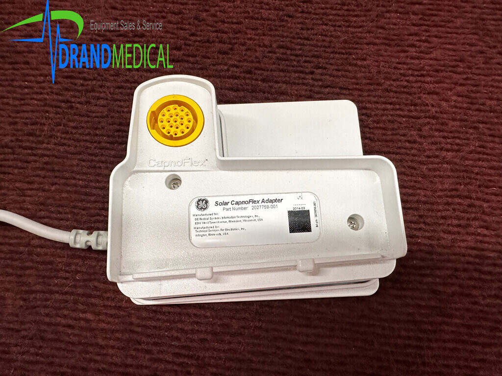 GE CapnoFlex LF CO2 Module 2013427-001 W/ CapnoFlex Adaptor 2027759-001 ...