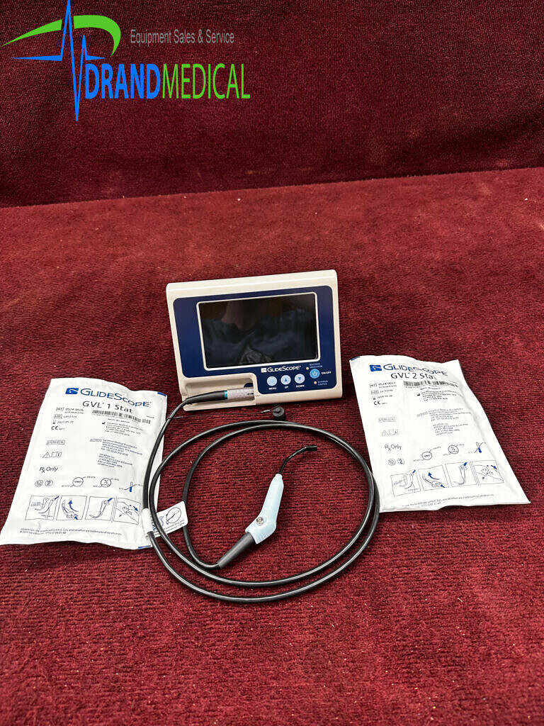 GLIDESCOPE 0231-0003 PORTABLE GVL MONITOR AND Pediatric BATON 0570-0210 ...