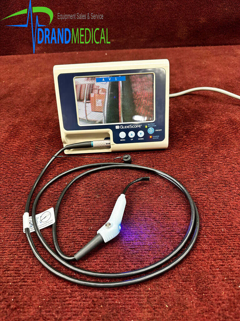 GLIDESCOPE 0231-0003 PORTABLE GVL MONITOR AND Pediatric BATON 0570-0210 ...