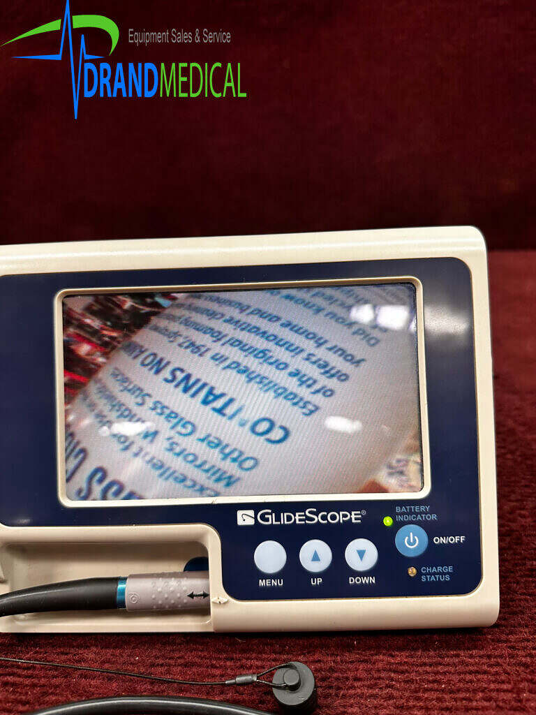 GLIDESCOPE 0231-0003 PORTABLE GVL MONITOR AND Pediatric BATON 0570-0210 ...