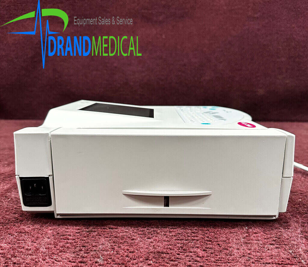 GE Mac 1200 EKG Patient Monitor System REF:10116823 W/ leads (D7-3 ...