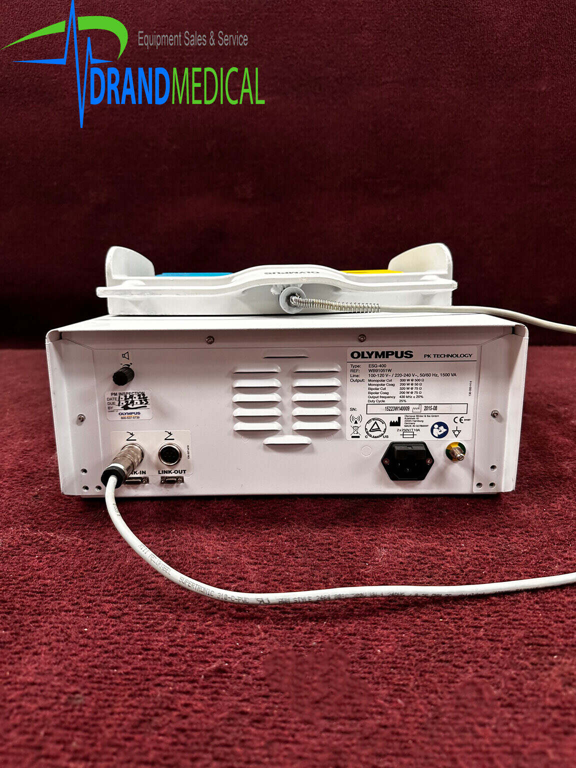 Olympus ESG-400 Electrosurgical Generator w/ Footswitch ESG-400 ...