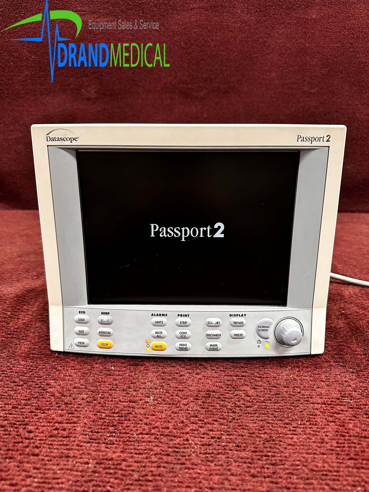 DataScope Passport 2 - NiBP SpO2 ECG Temperature Print & Color Screen ...