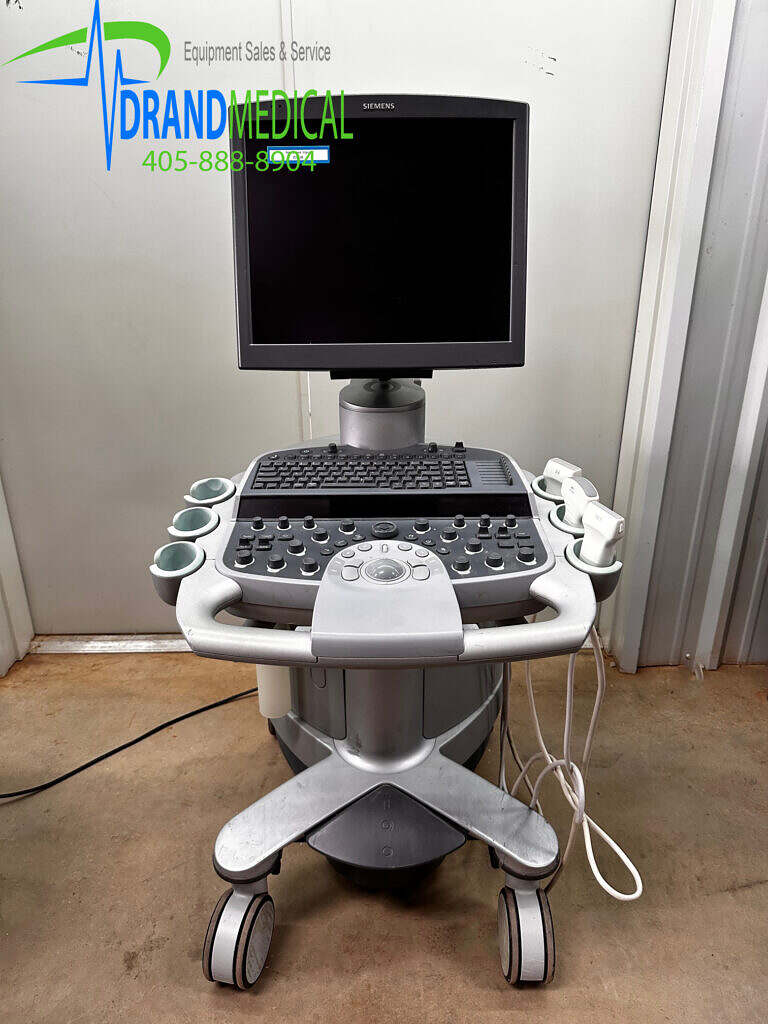 Siemens Acuson S2000 Ultrasound System 4C1 & 14L5 & 9L4 Probes - Medsold