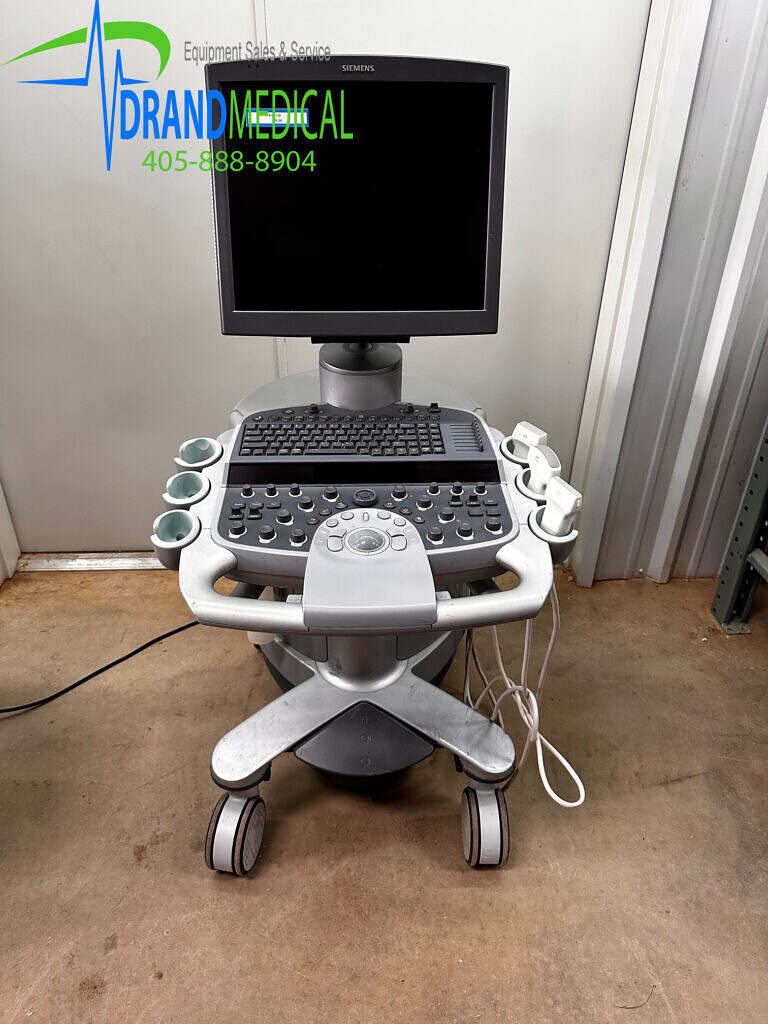 Siemens Acuson S2000 Ultrasound System 4C1 & 14L5 & 9L4 Probes - Medsold