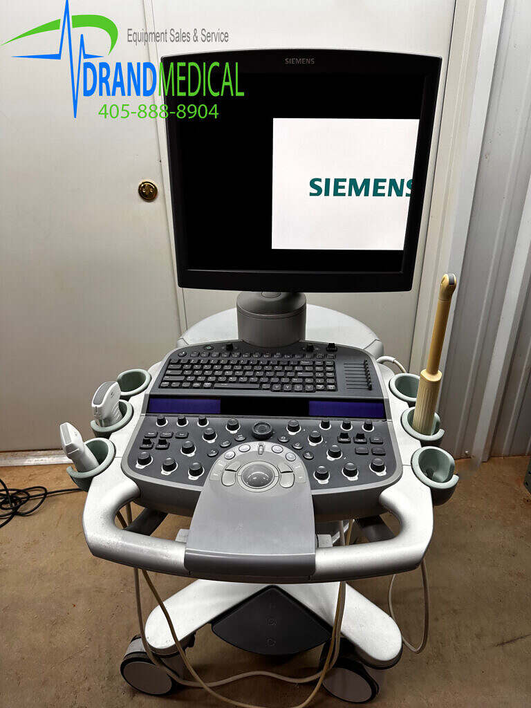 Siemens Acuson S2000 Ultrasound System 4C1 & 14L5 & EV-8C4 Probes - Medsold