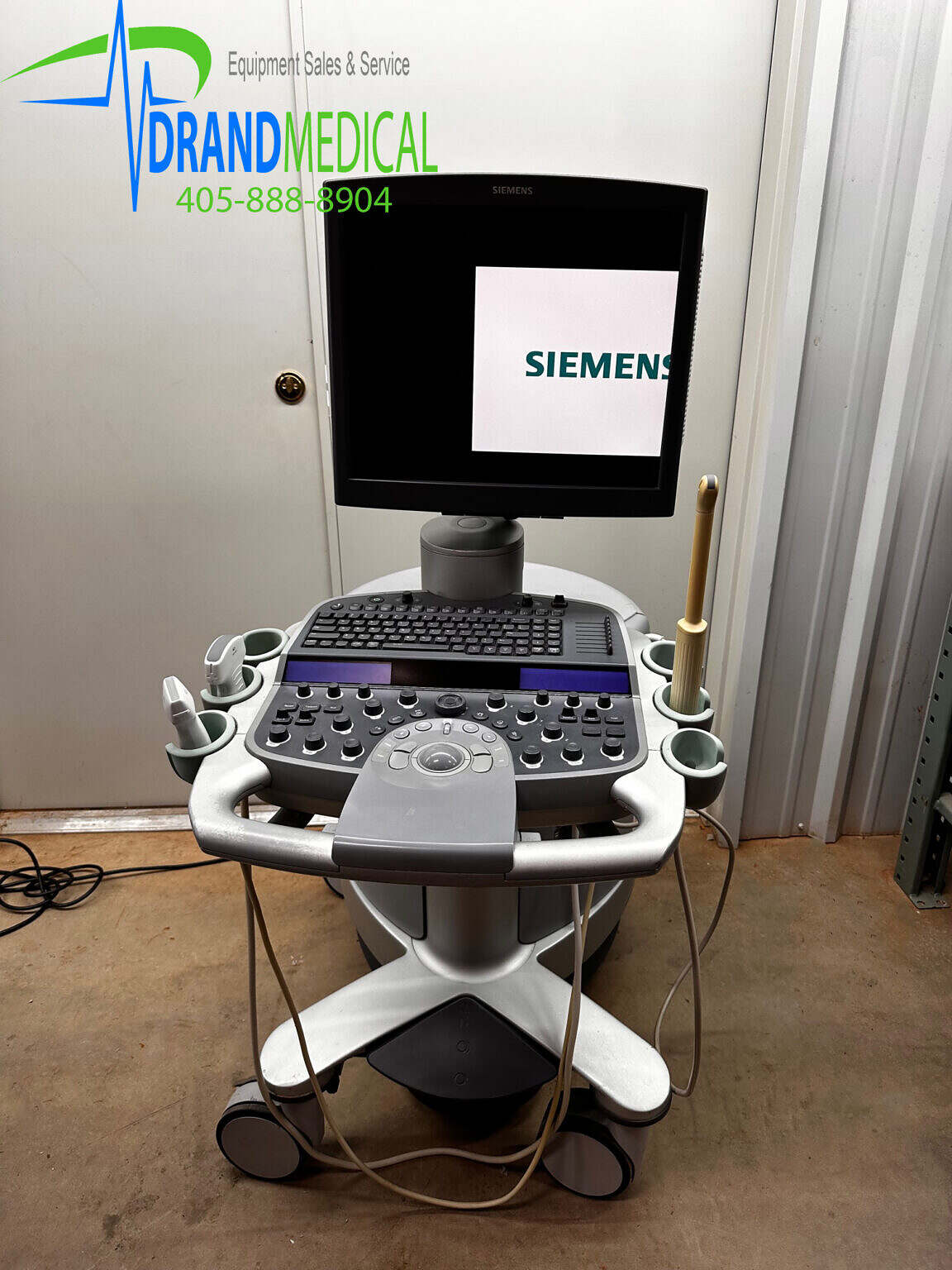 Siemens Acuson S2000 Ultrasound System 4C1 & 14L5 & EV-8C4 Probes - Medsold