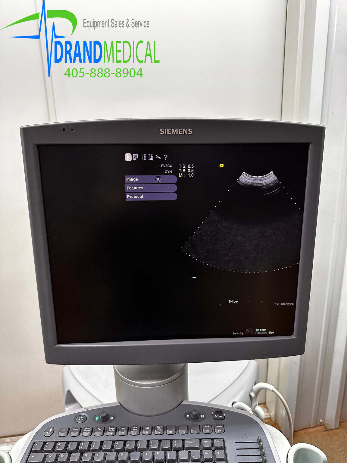 Siemens Acuson S2000 Ultrasound System 4C1 & 14L5 & EV-8C4 Probes - Medsold
