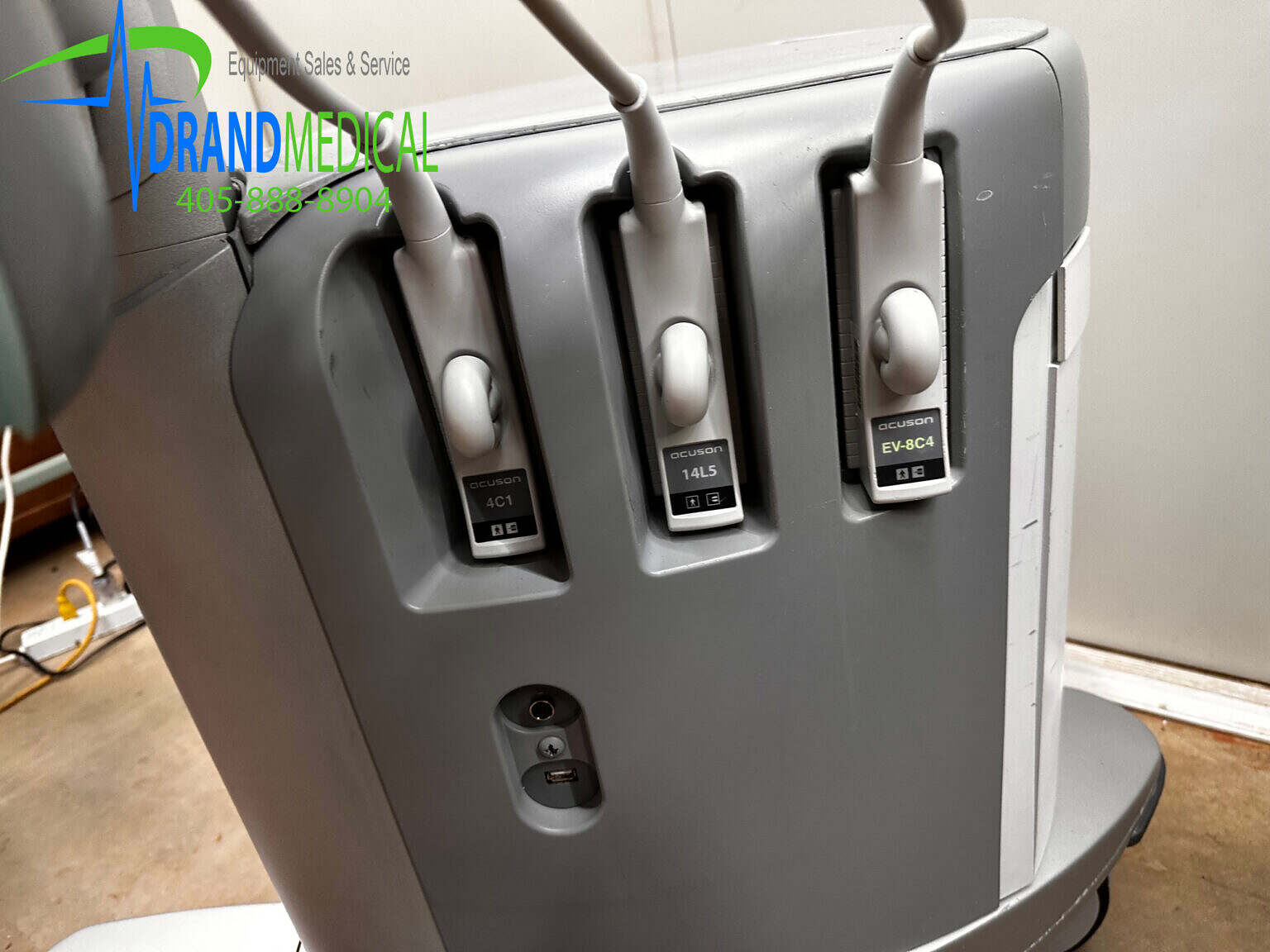 Siemens Acuson S2000 Ultrasound System 4C1 & 14L5 & EV-8C4 Probes - Medsold